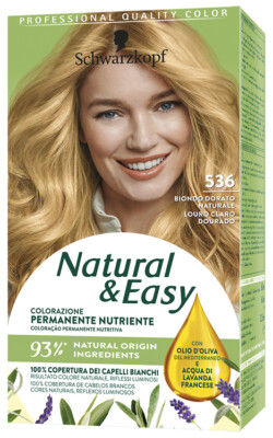 Schwarzkopf natural & easy colorazione 536 biondo dorato naturale 1 ...