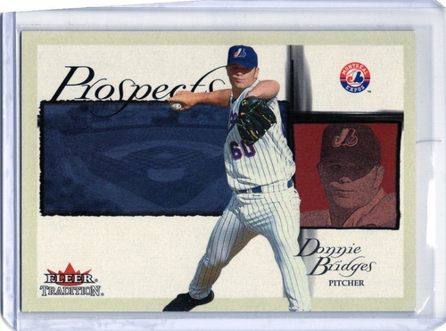2002 Fleer Tradition PROSPECTS Glossy /200 Donnie Bridges #451 NM+ SP RARE Expos | eBay