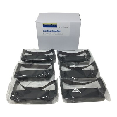 6pk receipt purple ink ribbon cartridge for Star SP200 Verifone P540 ...