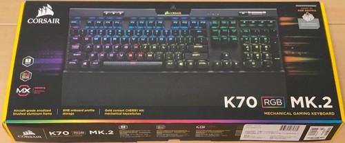 Corsair K70 Rgb Mk.2 Mx Brown Keyboard Japanese Keyboard Gaming Kb441 ...