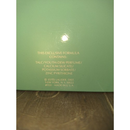 Estee Lauder Youth Dew Dusting Powder Box with Powder Puff | eBay