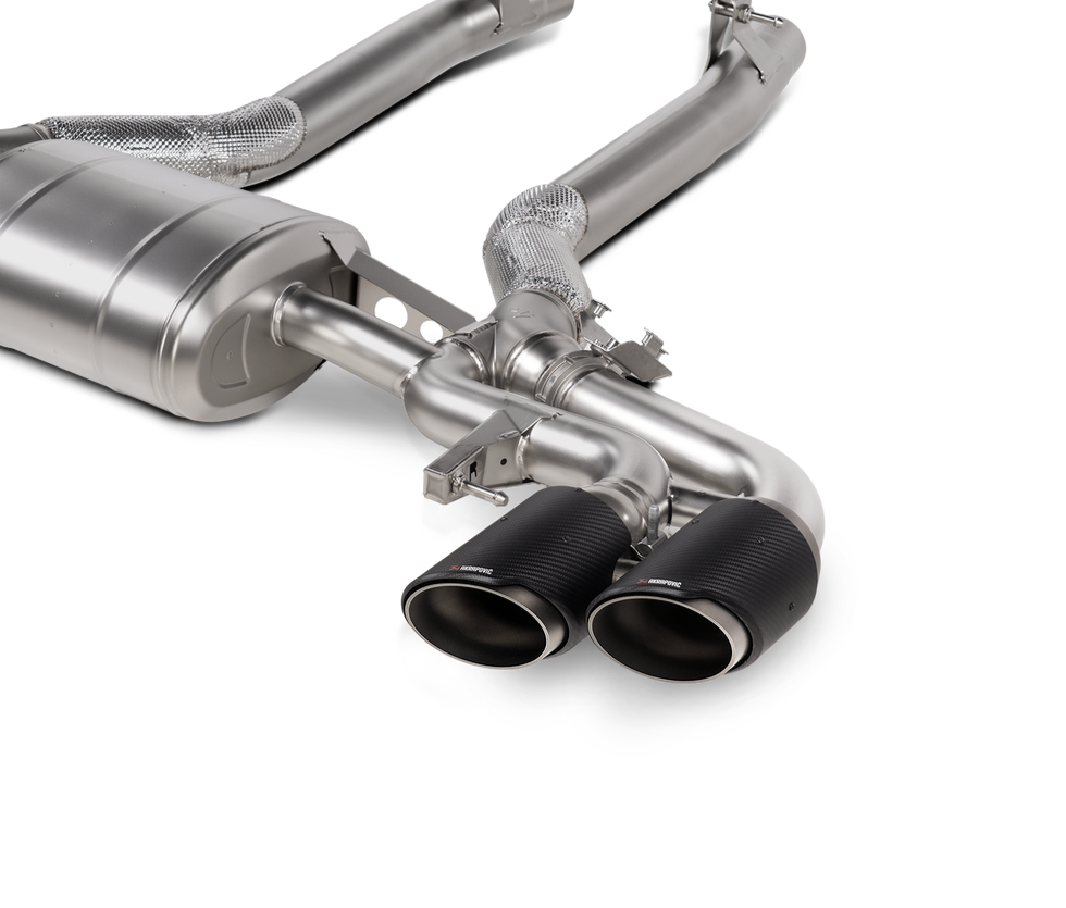 Akrapovic Slip-On Titanium Exhaust 2024+ BMW X5M / X6M / M Competition ...