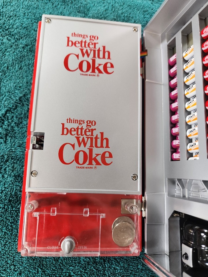 Vintage 90s Vendo Coca-Cola Mini Vending Machine 100% Working Rare ...