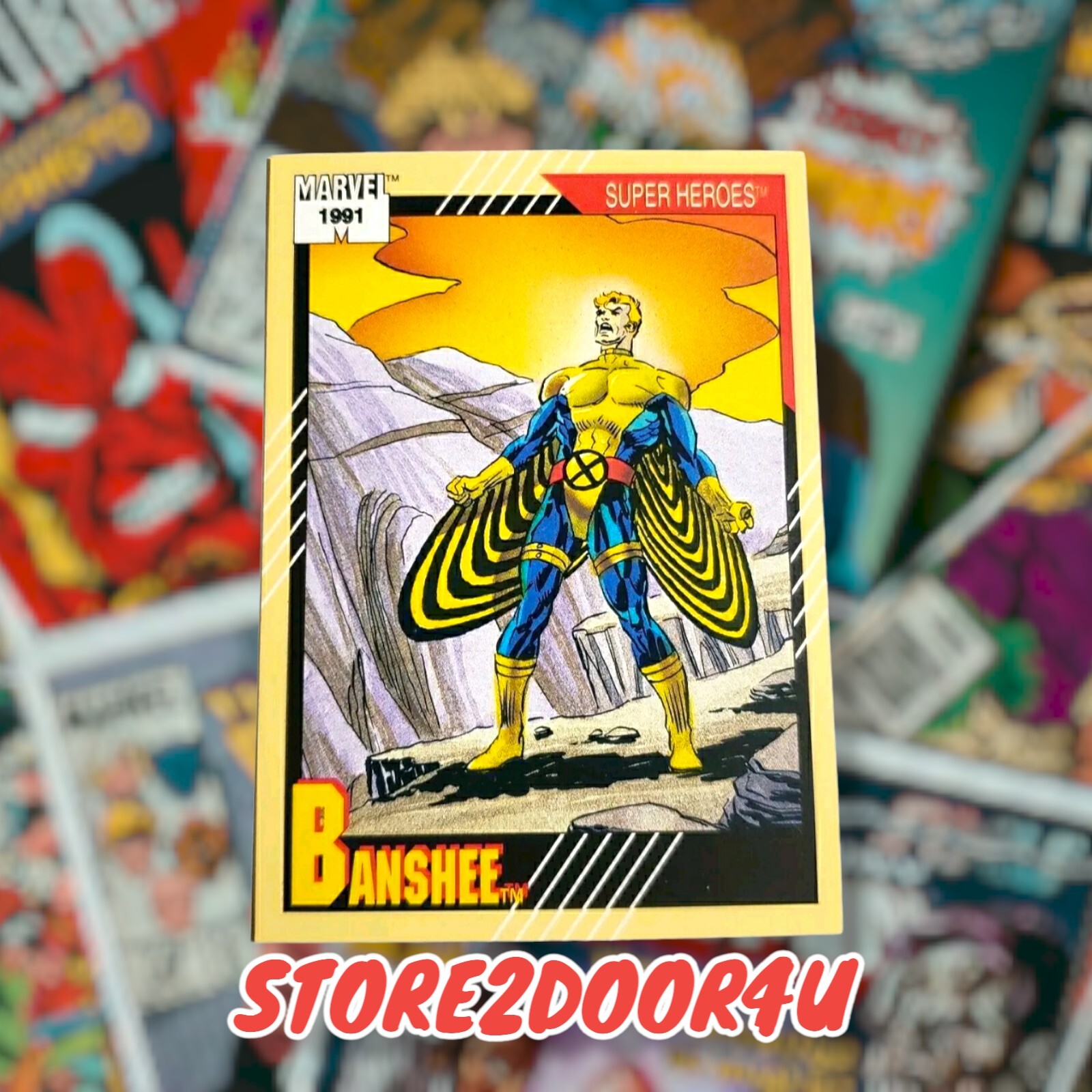 1991 Impel MARVEL Super Heroes Series 2 BASE CARD #36 BANSHEE | eBay