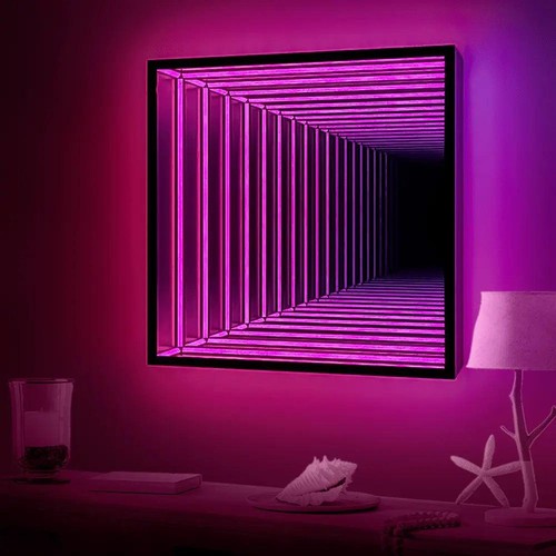 Square Infinity Mirror | eBay