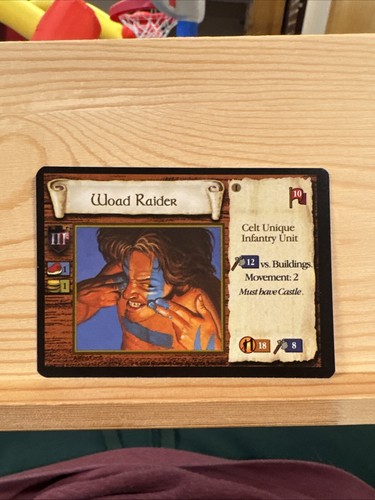 Ages of Empires CCG - Woad Raider - Very Rare Card - Celt | eBay
