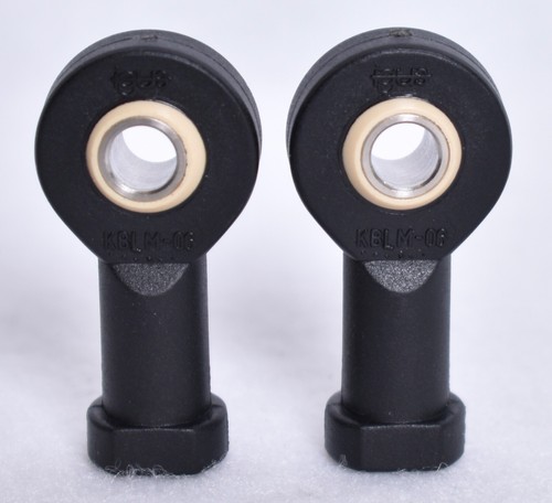 2 Igus Rod End Bearings LH Polymer 6mm Hole ID Stainless Steel Sleeve ...