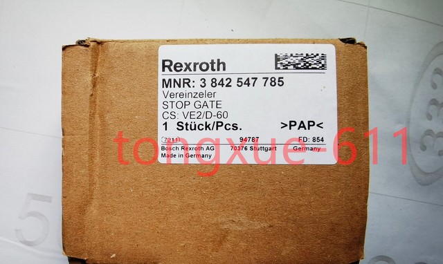 Rexroth 3842547785 VE2/D-60 Stop Gate for sale online | eBay