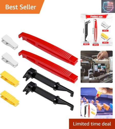4-Piece Automotive Fuse Extractor Toolkit - Safe Handling & Ergonomic ...