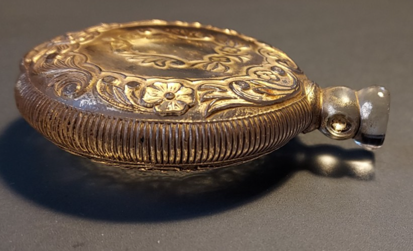 Antique Glass Shill Pocket Watch No Bail Used As Store Display Medicine ...