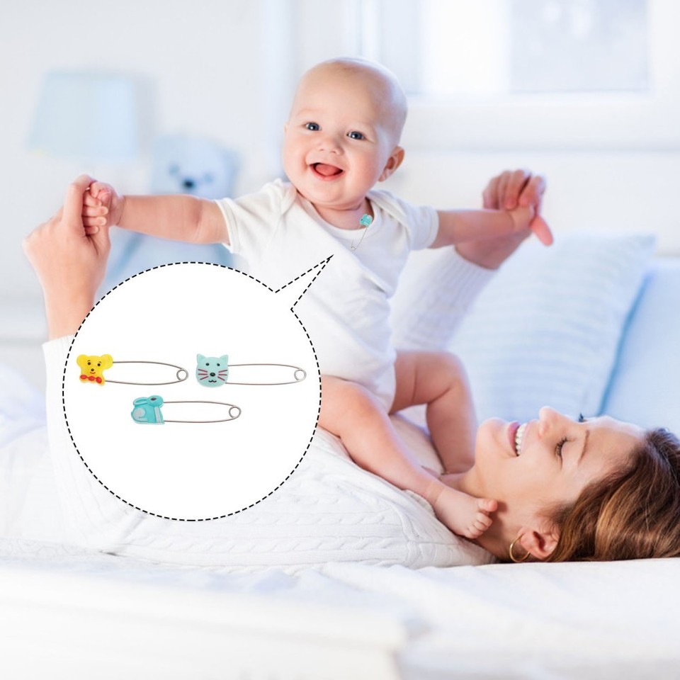 10pcs Bar Brooch Pin Badge Pin Clasp Animal Baby Buckle U- pin | eBay UK