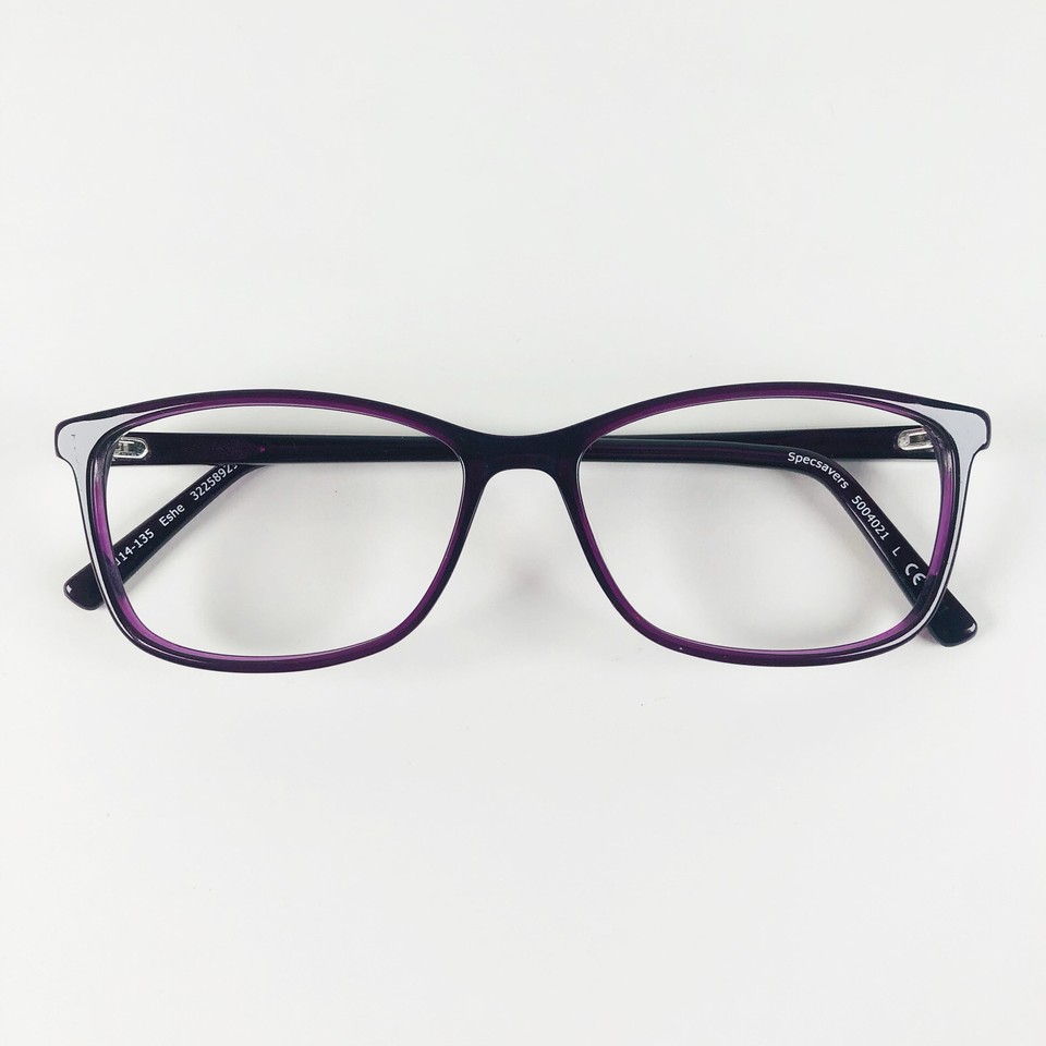 SPECSAVERS eyeglasses PURPLE SQUARE glasses frame MOD: ESHE 32258929 ...