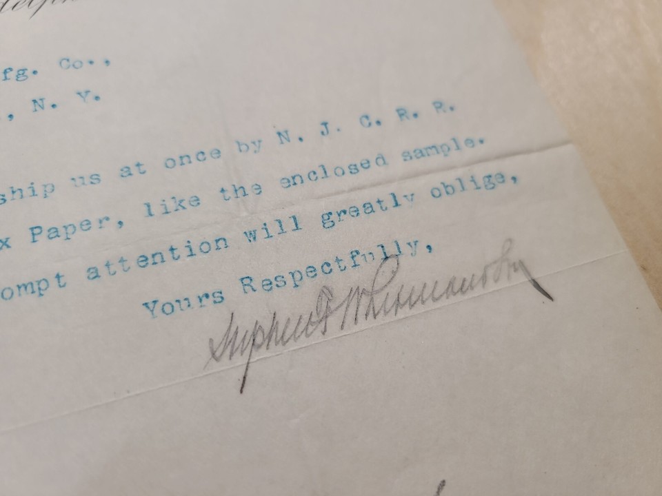 1897 Documento, Stephen F.Whitman & Son Cioccolatini, Philadelphia Pa ...
