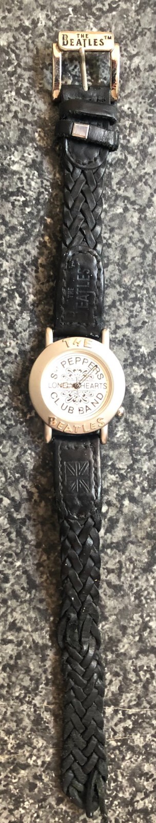 Beatles Sgt Peppers Watch With Original Box Apple - Gem