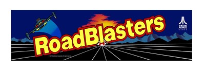 Road Blasters Arcade Marquee For Header/Backlit Sign | eBay