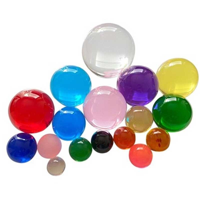 Colorful Acrylic Round Ball Plexiglass PMMA Bead 10mm/12mm/15/20mm-50mm ...