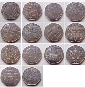 Rare 50P Various Collectable 50 PENCE Circulated Coin Hunt | eBay