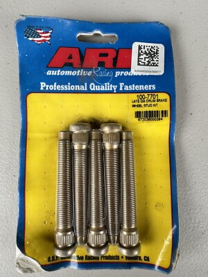 ARP Wheel Stud 100-7701; 7/16"-20 RH x 3.165" UHL, Chromoly for Late ...