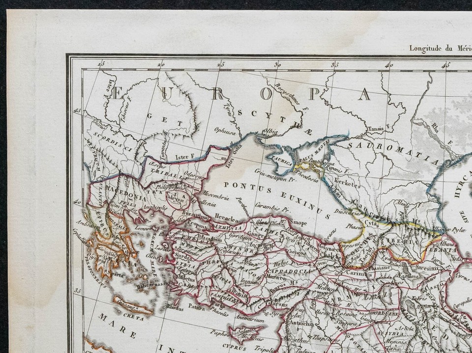 1812 - Empire of Alexander the Great - Antique Map - Lapie Asia | eBay