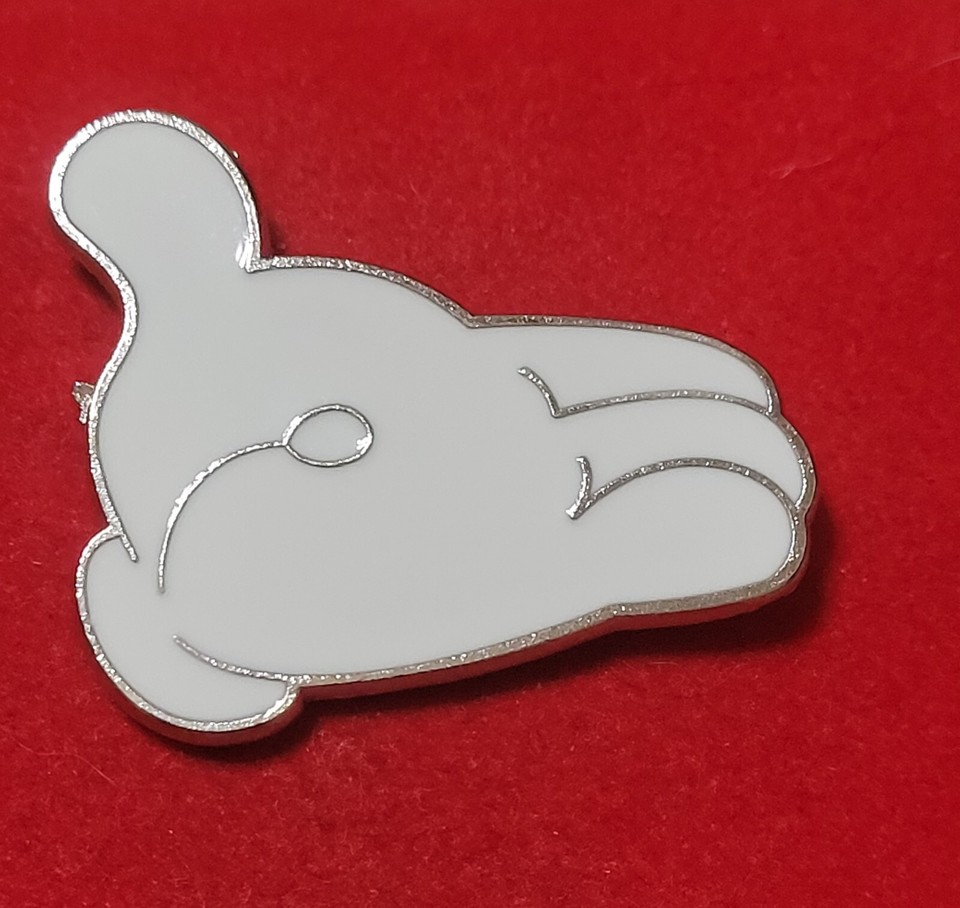 Disney Trading Pin, White Glove, Mickey Mouse, Left Hand, Open Palm ...