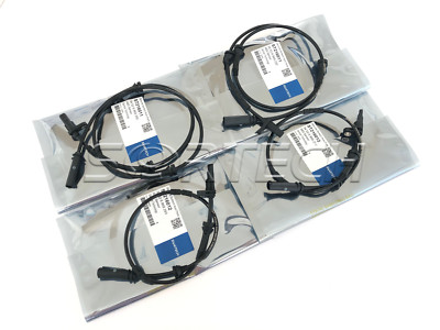 4pcs Front & Rear L/R ABS Speed Sensor for BMW 34526869293 34526855050 ...