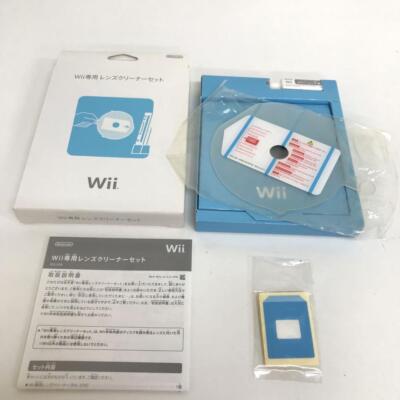 Wii Lens Cleaner Kit with Liquid Nintendo Official Game Disc Style ...
