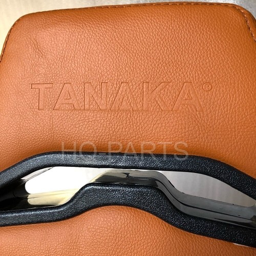 2 X TANAKA UNIVERSAL TAN PVC LEATHER RACING SEAT DUAL RECLINER ...