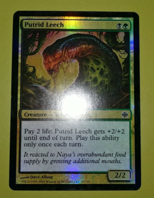 FOIL Putrid Leech x1 Alara Reborn 1x Magic the Gathering MTG | eBay