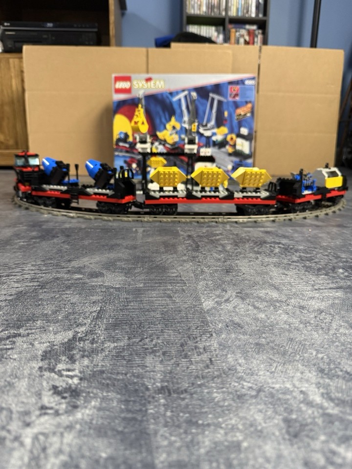 LEGO 4565 Freight and Crane Railway 9V system vintage Lego train 1996 ...