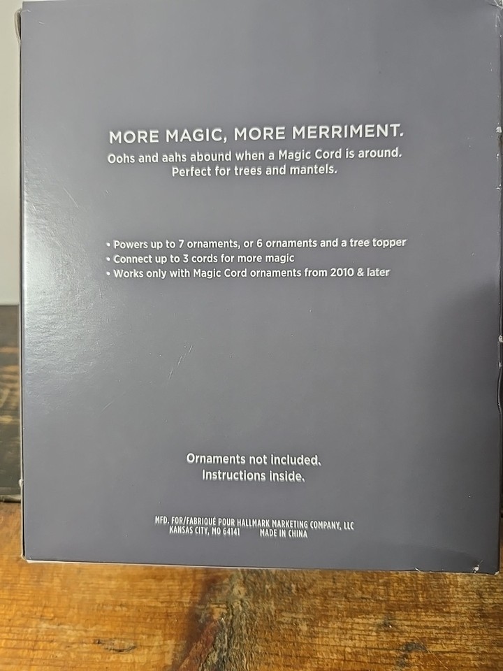 Hallmark Keepsake Magic Cord-Power Supply-For Ornaments 2010 & Later ...