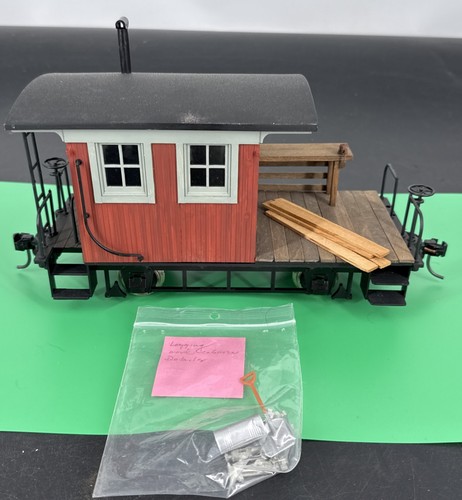 Bachmann 93177 G Scale Logging Caboose Customized Metal Wheels EX ...