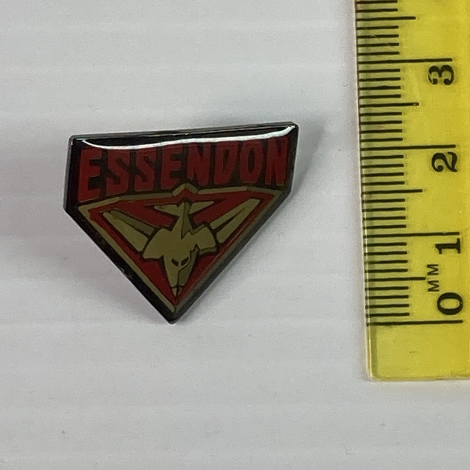 Vintage 90s Official Essendon Bombers Football Club Logo AFL Metal ...