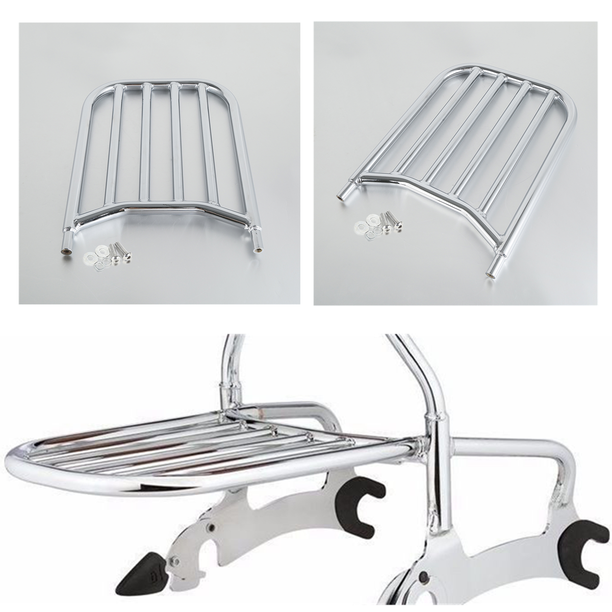 Rear Backrest SissyBar Luggage Rack Fit For Indian Chieftain Classic ...