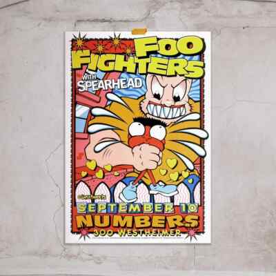 Foo Fighters Concert" Rock Poster A3 Photo Reprint | eBay