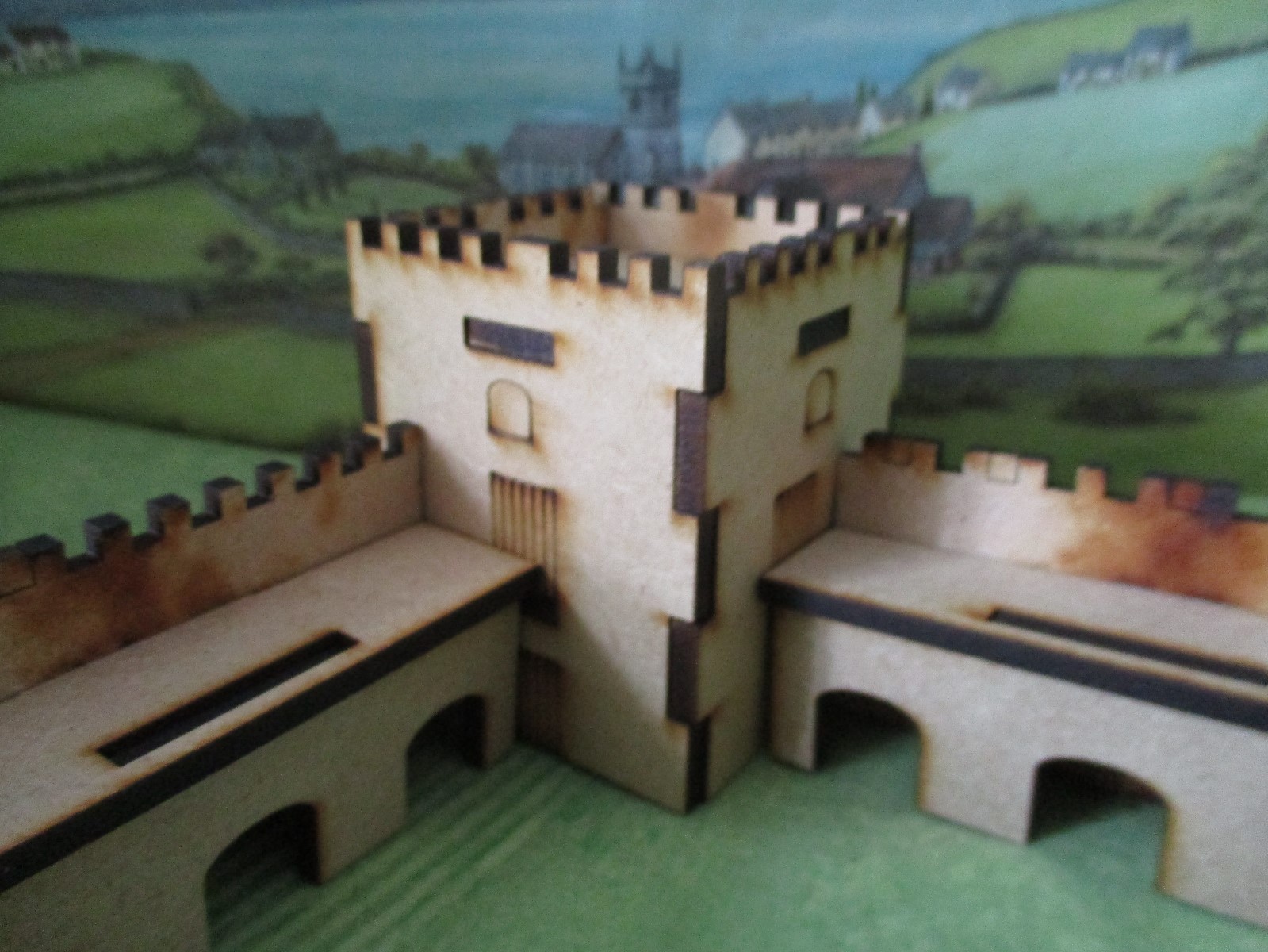 10mm Castle Fort Napoleonic medieval Max 325x200x63mm High Laser Cut ...