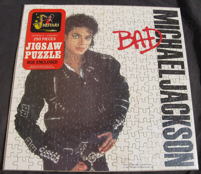 Michael Jackson Puzzle BAD Jigsaw 250 pieces OFFICIAL 1987 | eBay