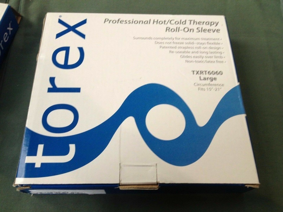 Torex Hot/Cold Therapy Roll-On Sleeves - Large TXRT6060 Fits 15" - 21 ...
