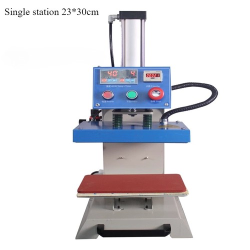 Pneumatic Iron on Machine Ironing Chest Label Neckline Heat Transfer ...