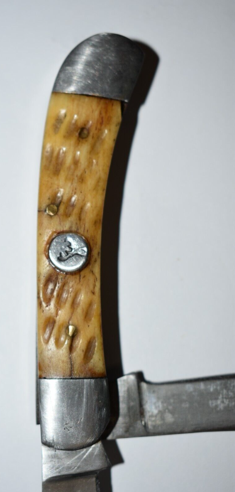 Vintage White Tail Cutlery Pakistan Handmade Stag Horn 055 Pocketknife ...