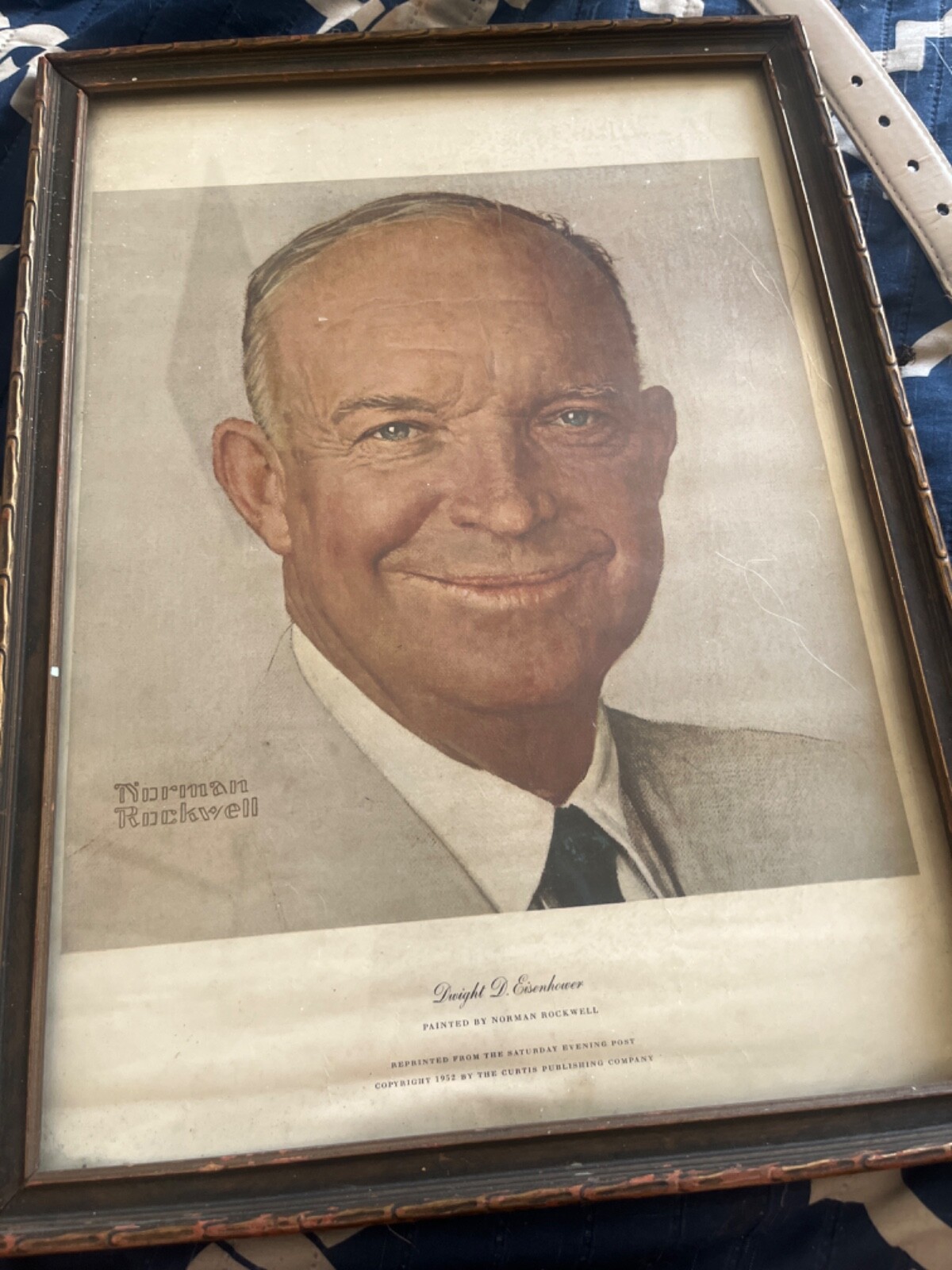 Herbert Bohnert Original Painting of President Dwight D. Eisenhower ...