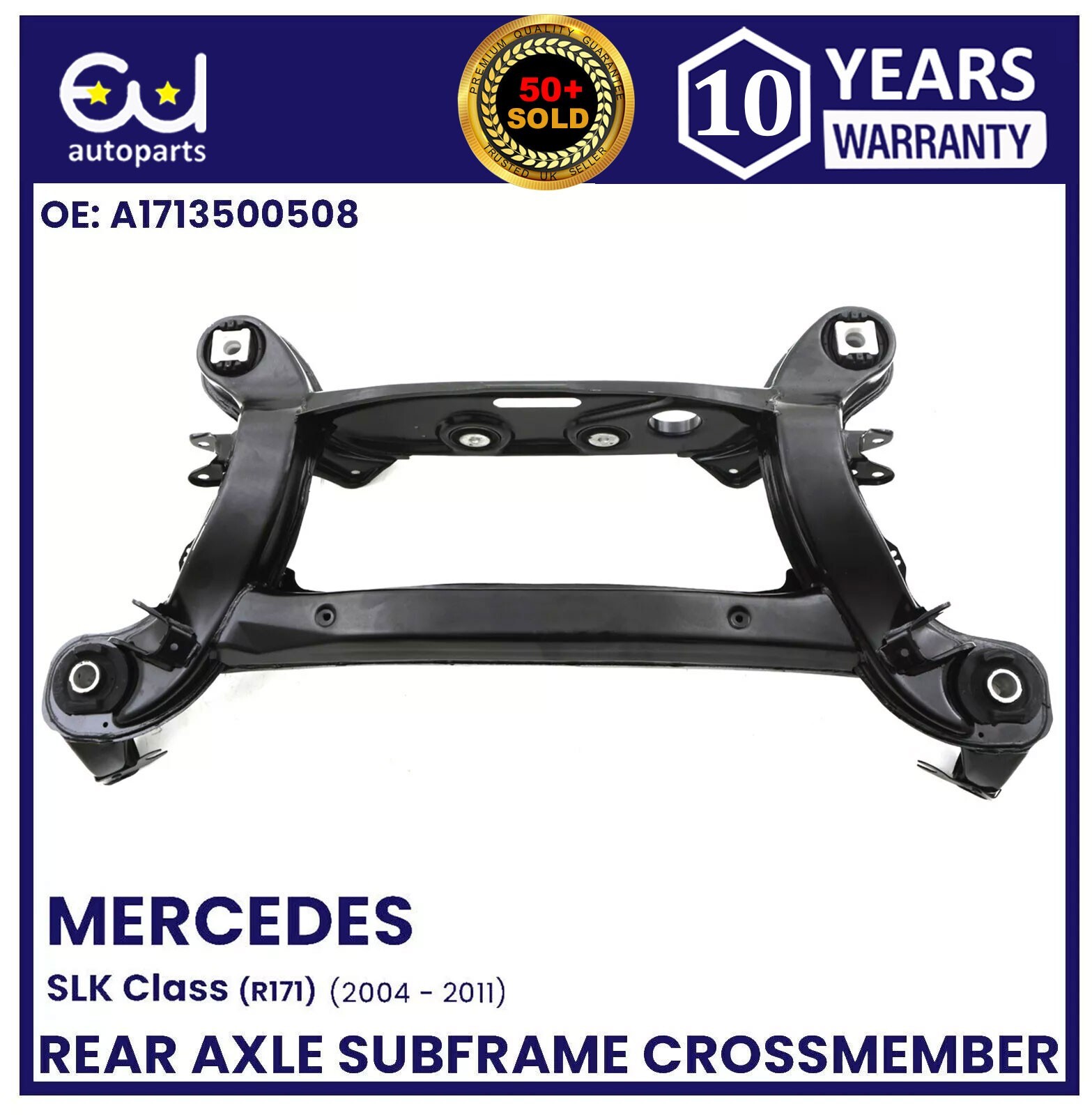 NEW REAR SUBFRAME CROSSMEMBER AXLE FOR MERCEDES SLK R171 2004-2011 INCL ...