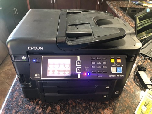 Epson Workforce WF-3640 All in One Wireless Printer, SEE NOTES | eBay