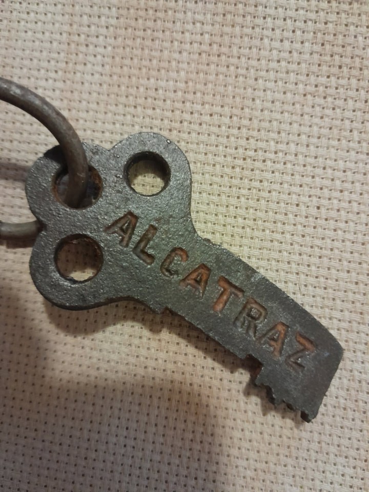 Alcatraz Key and Badge Shadow Box Set. Aged Replicas. In Mounted ...