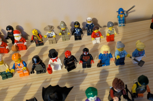 65 x LEGO MINI FIGURES EGGHEAD,MASK BATMAN,MANY MORE & ALOT OF ...