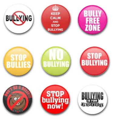 25MM / 1" ANTI BULLYING BUTTON BADGES X9 | eBay UK