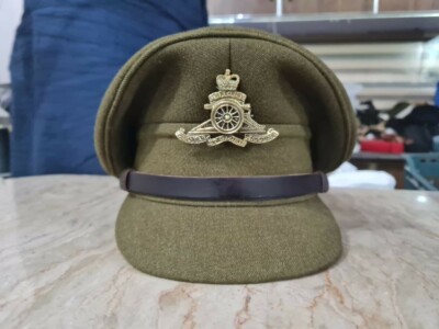 Hat Cap Kepi - British Army Royal Artillery Officers Service Dress Cap ...