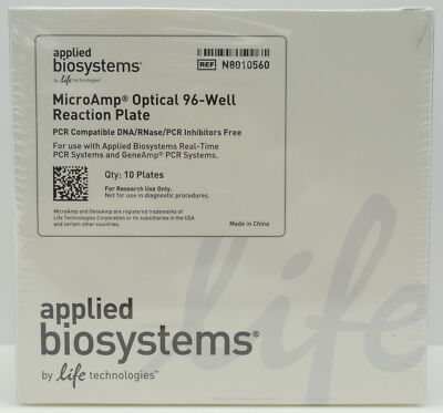 Applied Biosystems MicroAmp Optical 96-Well Reaction Plates N8010560 | eBay