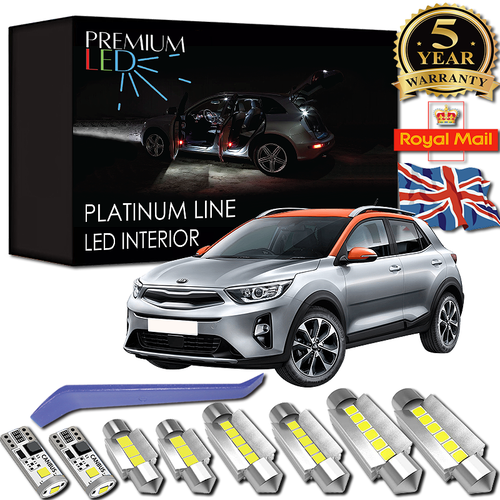 KIA STONIC LED Interior Premium Kit 7 SMD Bulbs White Error Free 2017 ...