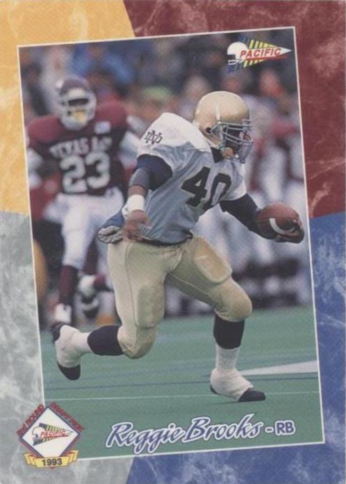 1993 Pacific - Reggie Brooks #422 (RC) for sale online | eBay