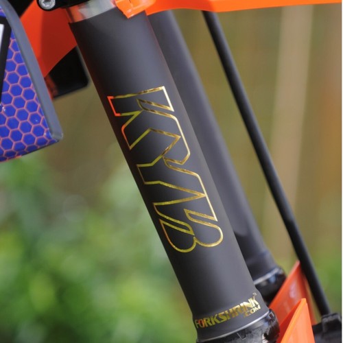 FORK SHRINK 360, FORK PROTECTION for KYB GOLD ON BLACK. FOR 65cc ...